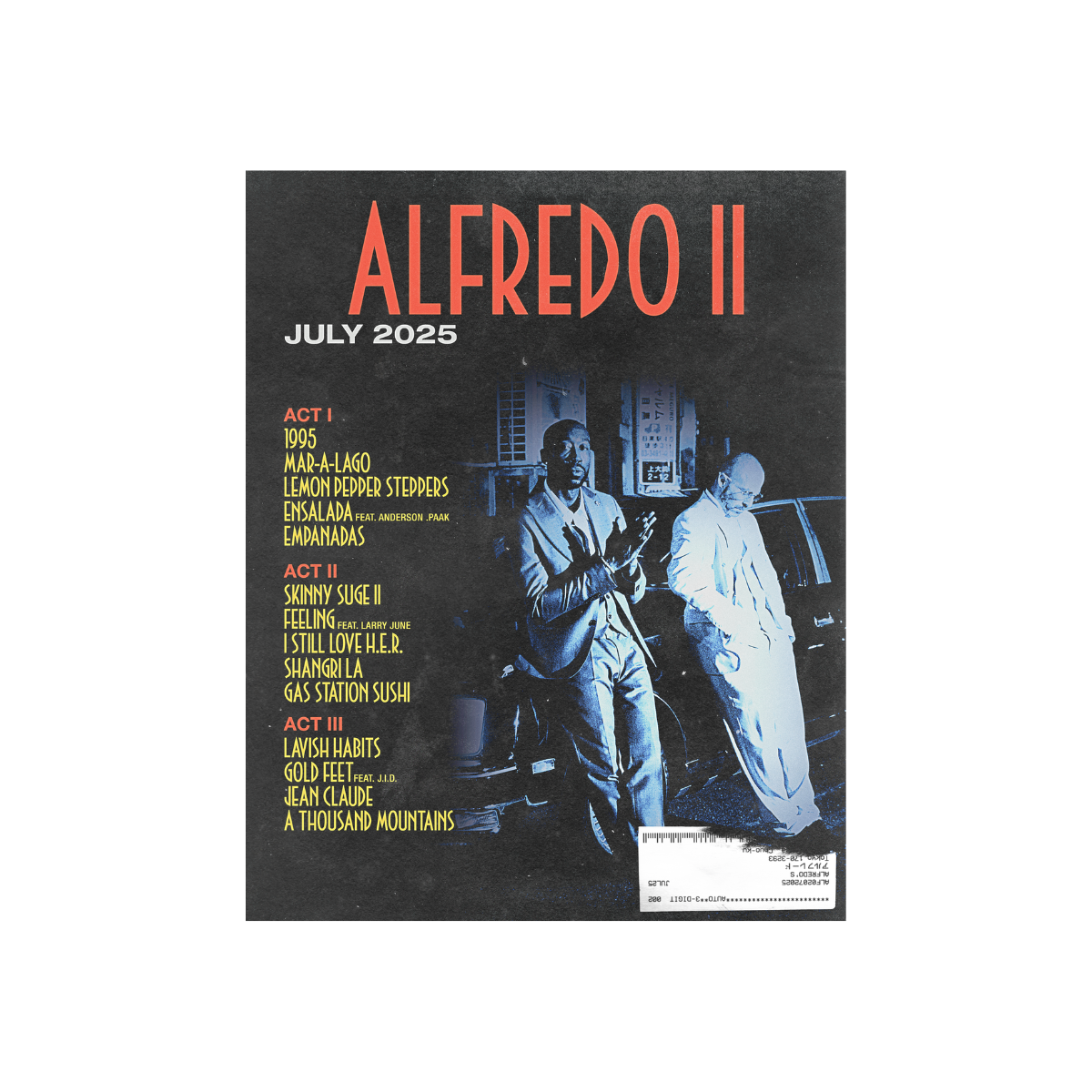 Alfredo II Guide Poster – Alfredo's Tokyo